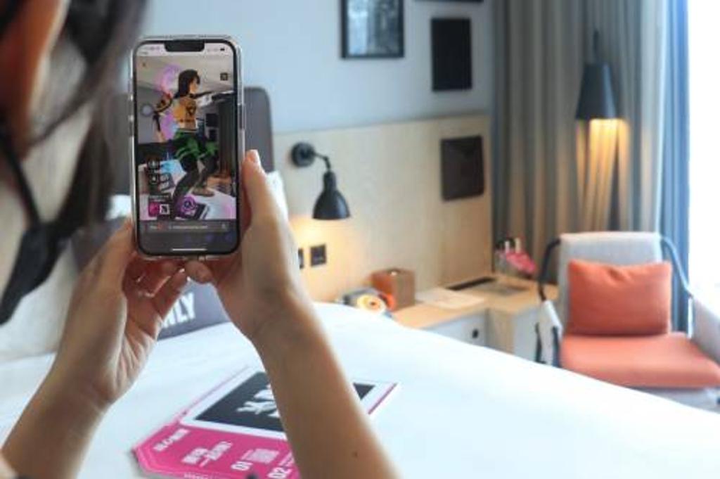 台中Moxy推AR互動遊戲「創世開玩」翻玩客制化虛擬影像 - 商情 - 工商時報