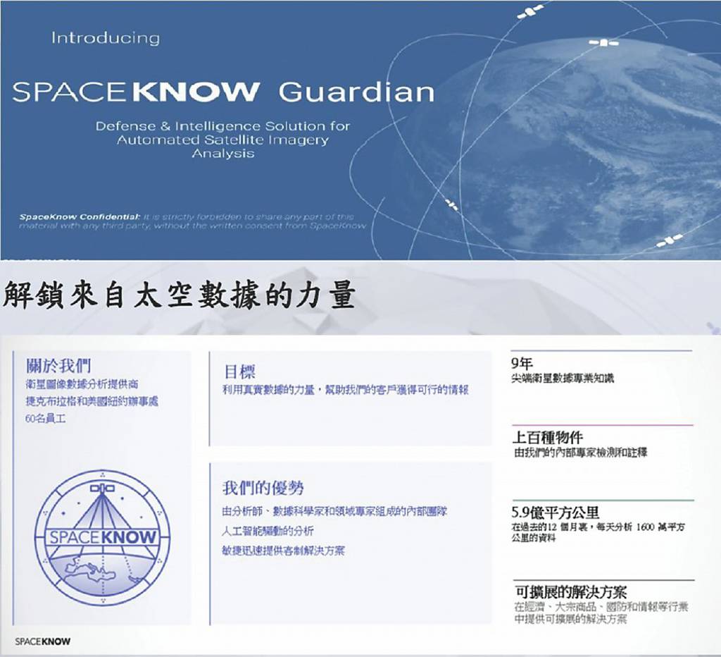 SPACEKNOW衛星圖資系統 具大數據分析能力 - 日報 - 工商時報