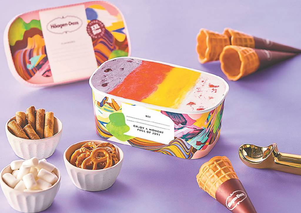 哈根達斯家庭號夸脫 繽紛登場 - 日報 - 工商時報