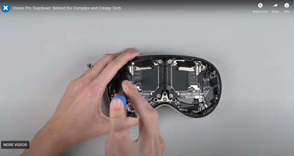 蘋果Vision Pro拆解 內部超複雜 驚人維修費曝 - 國際 - 工商時報