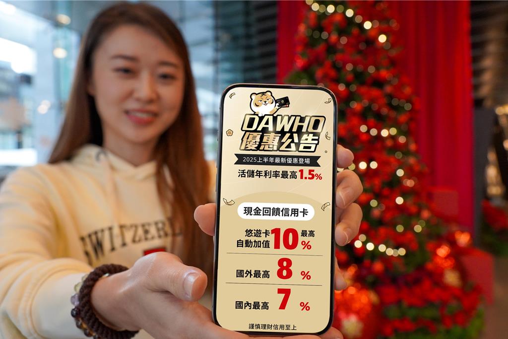 永豐DAWHO力挺「首投族」 2025權益升級、指定通路最高10％回饋 - 理財 - 工商時報