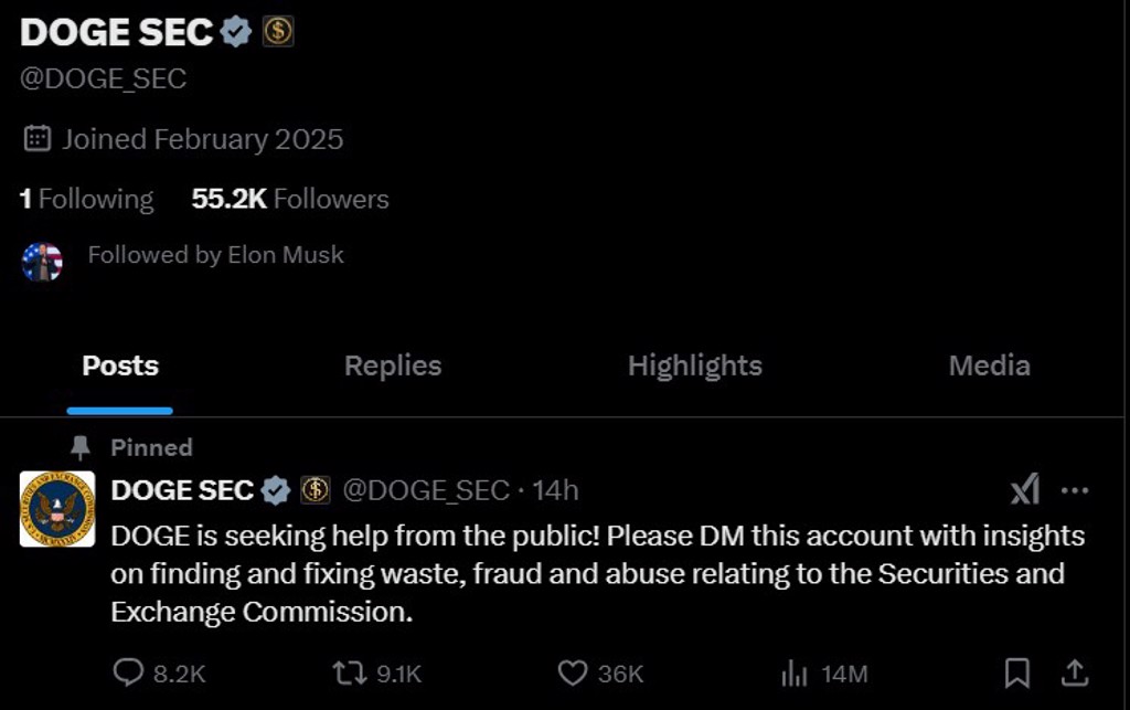 馬斯克DOGE掀查帳風暴 SEC、美國最大金庫被盯上 - 國際 - 工商時報