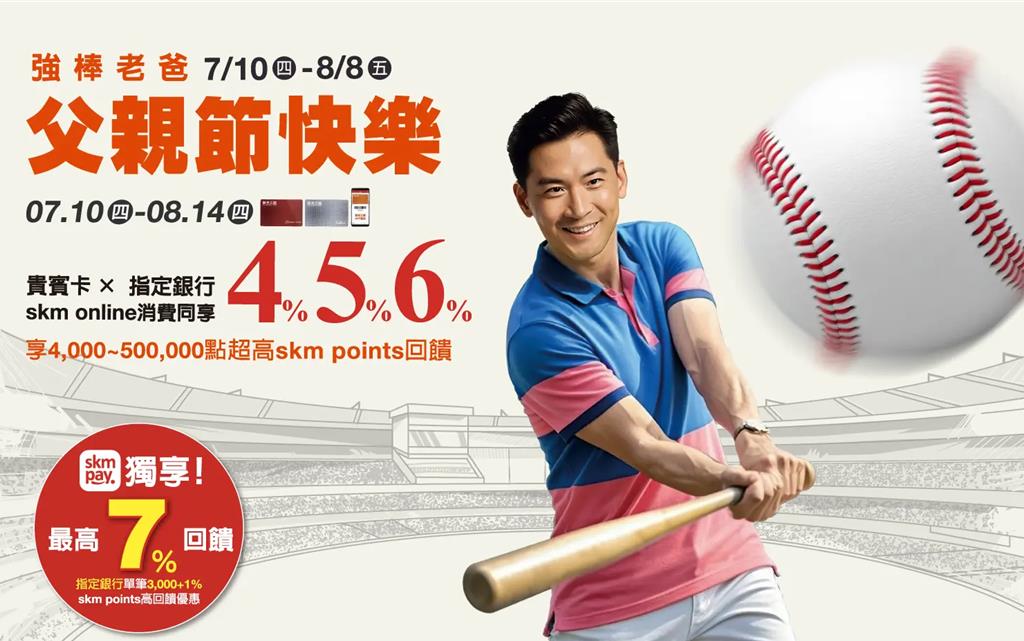 父親節4大禮物清單推薦 skm pay最高7％回饋 - 生活 - 工商時報